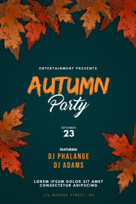 Autumn event flyer template | PosterMyWall