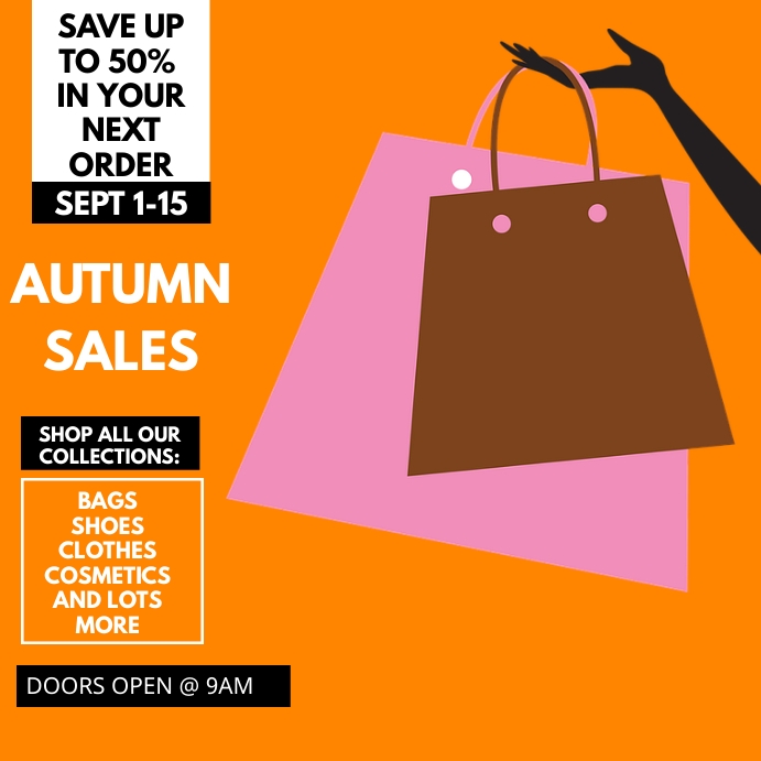 Autumn/Fall Sale Template | PosterMyWall