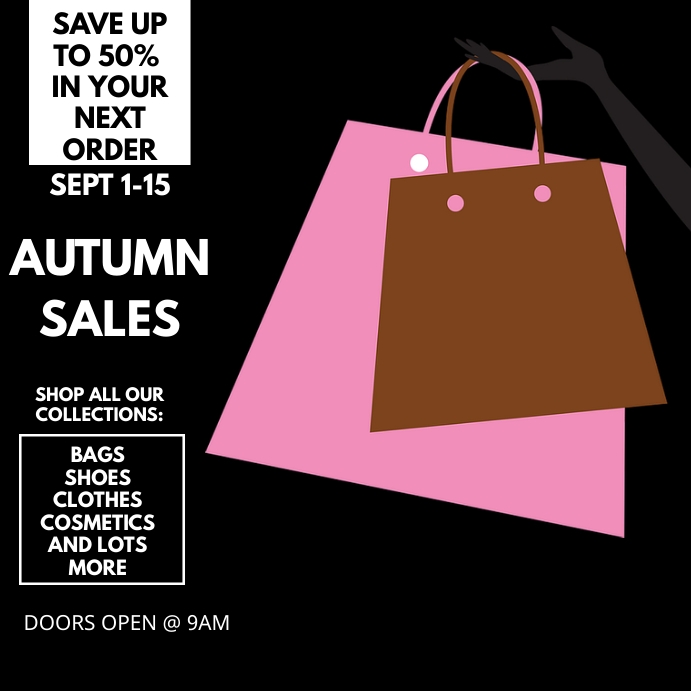 Autumn/Fall Sale Template | PosterMyWall