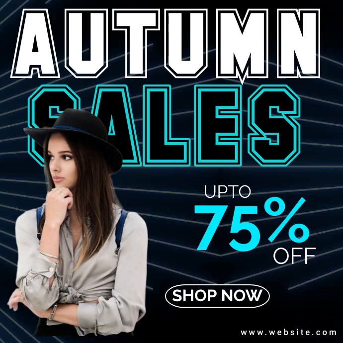 Plantilla de Autumn fall sale | PosterMyWall