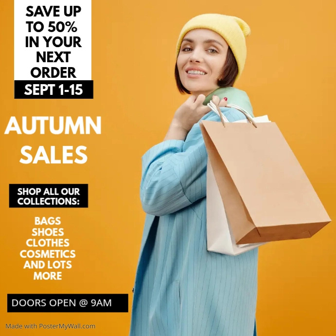 Copy of Autumn/Fall Sale | PosterMyWall