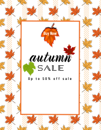 Autumn Fall Season Sale Flyer Template | PosterMyWall