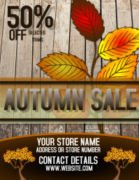 Autumn Sale Flyer Template | PosterMyWall