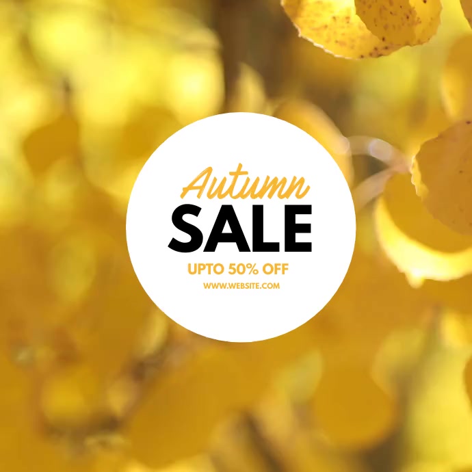 Autumn Fall Sale Instagram Template | PosterMyWall