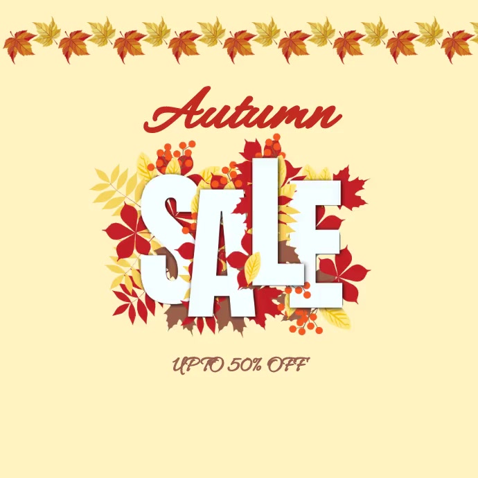 Copy of Autumn/Fall Sale Instagram Template | PosterMyWall