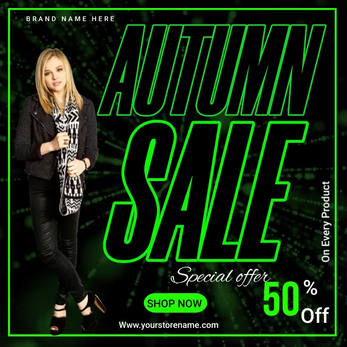 Autumn fall sale template | PosterMyWall