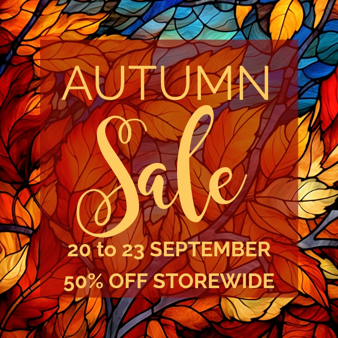 Autumn Fall Sale Template | PosterMyWall