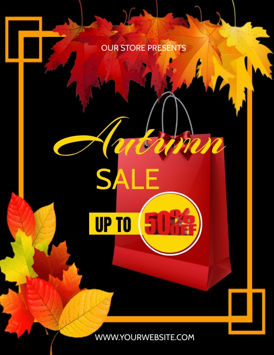 autumn fall special sale off Template | PosterMyWall
