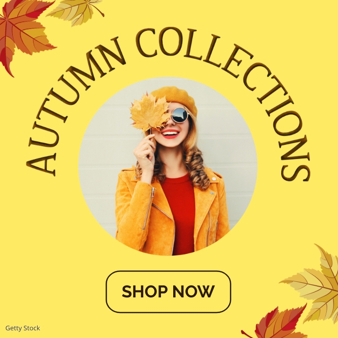 Autumn fashion collection instagram post Template | PosterMyWall