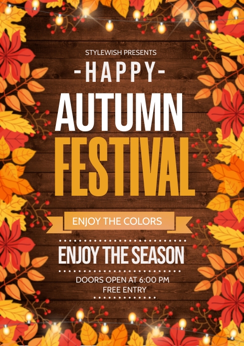 autumn fest Template | PosterMyWall