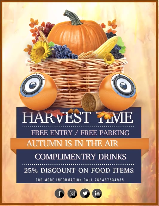 autumn fest Template | PosterMyWall