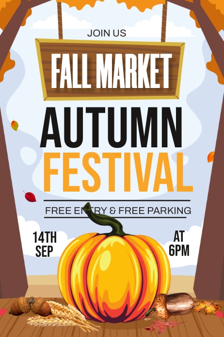 Autumn fest Template | PosterMyWall