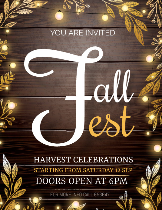 autumn fest Template | PosterMyWall