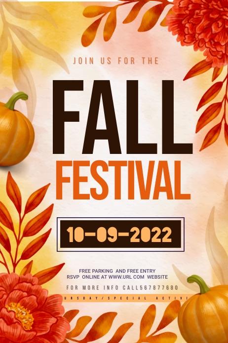 Copy of autumn fest flyer | PosterMyWall