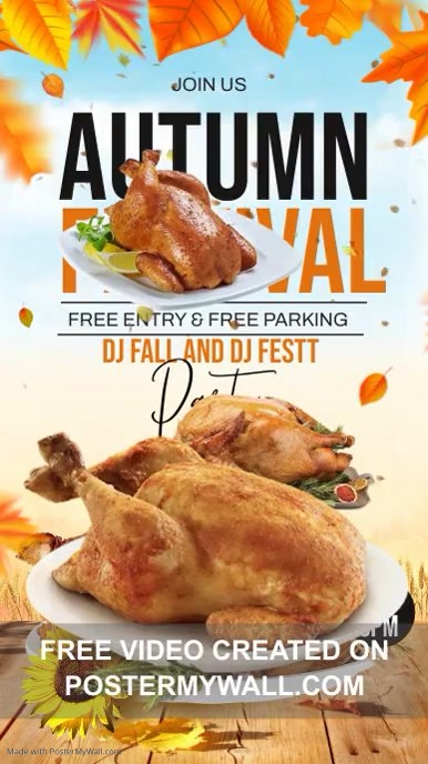 autumn fest Instagram story Template | PosterMyWall