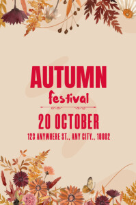fall festival Template | PosterMyWall