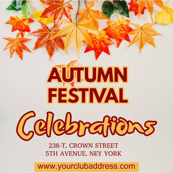 Copy of Autumn Festival | PosterMyWall