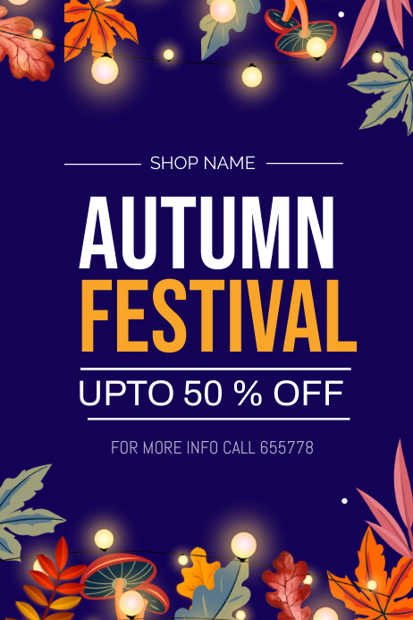autumn festival Template | PosterMyWall
