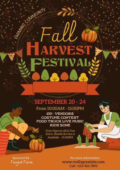 Autumn Festival Template | PosterMyWall