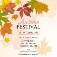 Fall Festival Instagram Video Post Template | PosterMyWall