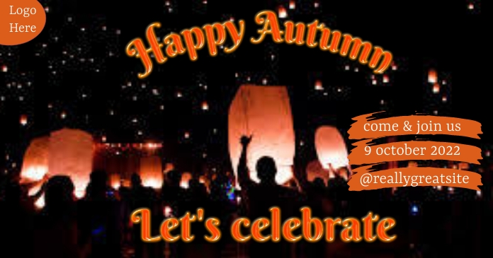 Autumn festival facebook post Template | PosterMyWall