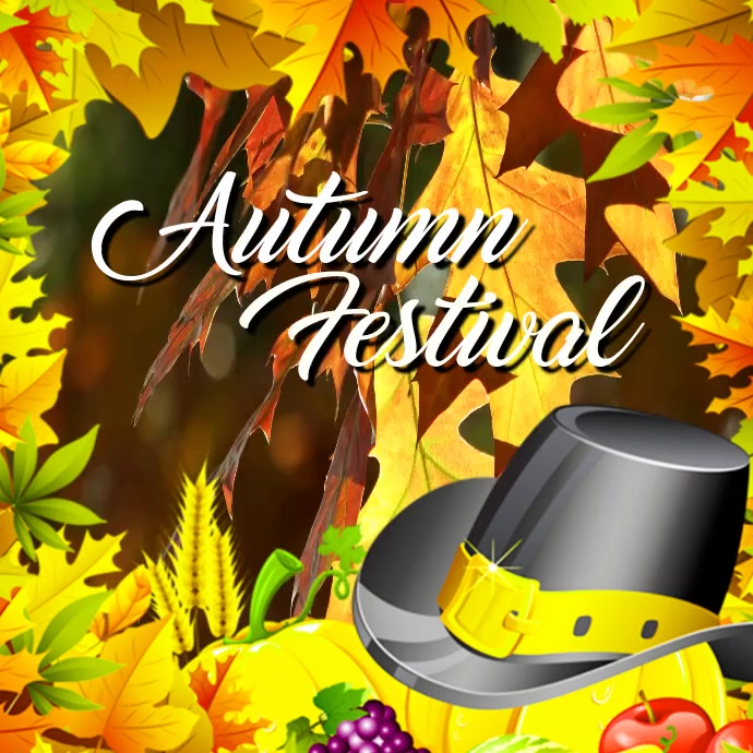 autumn festival video flyer Template | PosterMyWall