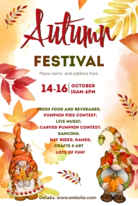 AUTUMN FESTIVAL POSTER Template | PosterMyWall