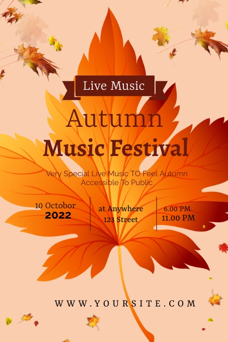 AUTUMN FESTIVAL POSTER Template | PosterMyWall