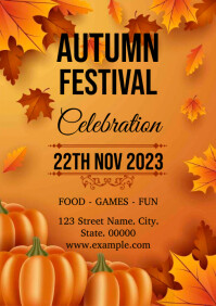 Autumn Festival Template | PosterMyWall