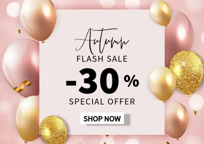 Copy of Autumn Flash Sale A4 | PosterMyWall