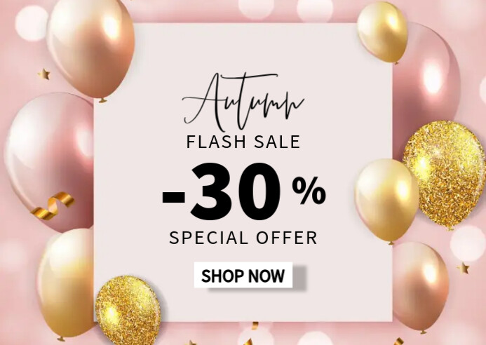 Copy of Autumn Flash Sale Postcard | PosterMyWall