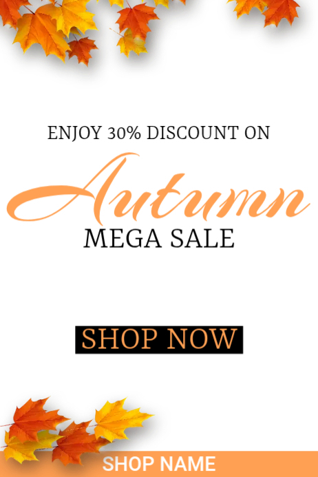 Autumn flyer Template | PosterMyWall