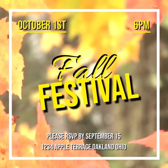 Autumn Flyer Template | PosterMyWall