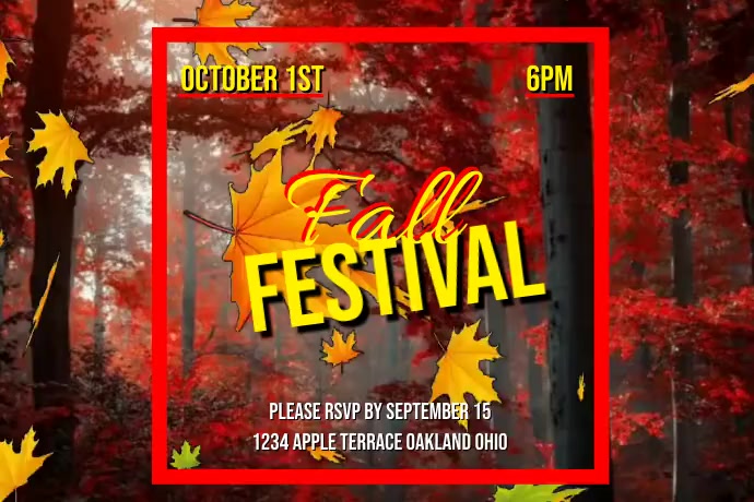 Autumn Flyer Template | PosterMyWall