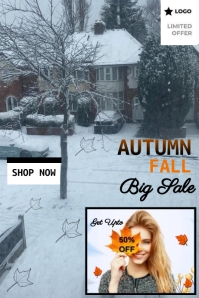 Autumn Flash Sale Poster Template | PosterMyWall