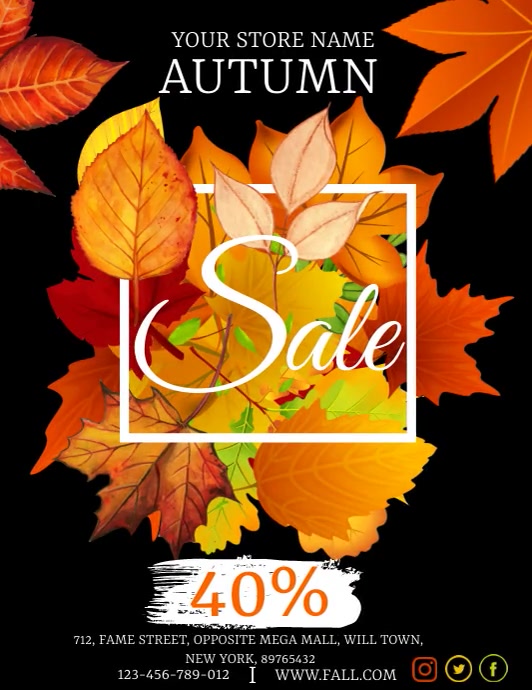 Autumn Flyer Template | PosterMyWall