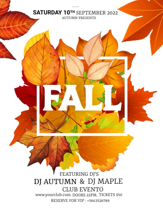 Autumn Flyer Template | PosterMyWall