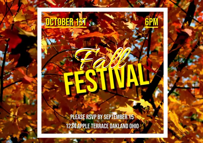 Autumn Flyer Template | PosterMyWall