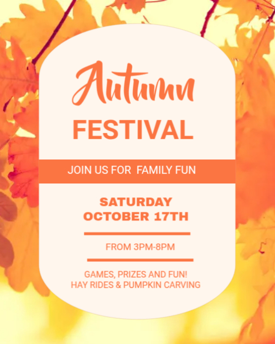 Autumn Flyers Template | PosterMyWall