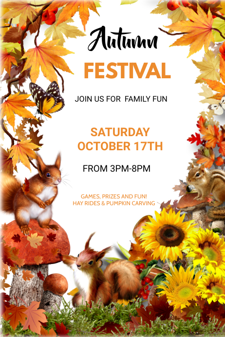 Autumn Flyers Template | PosterMyWall