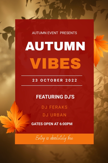 Autumn Flyers Template | PosterMyWall