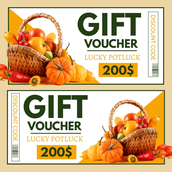 autumn gift voucher Template | PosterMyWall