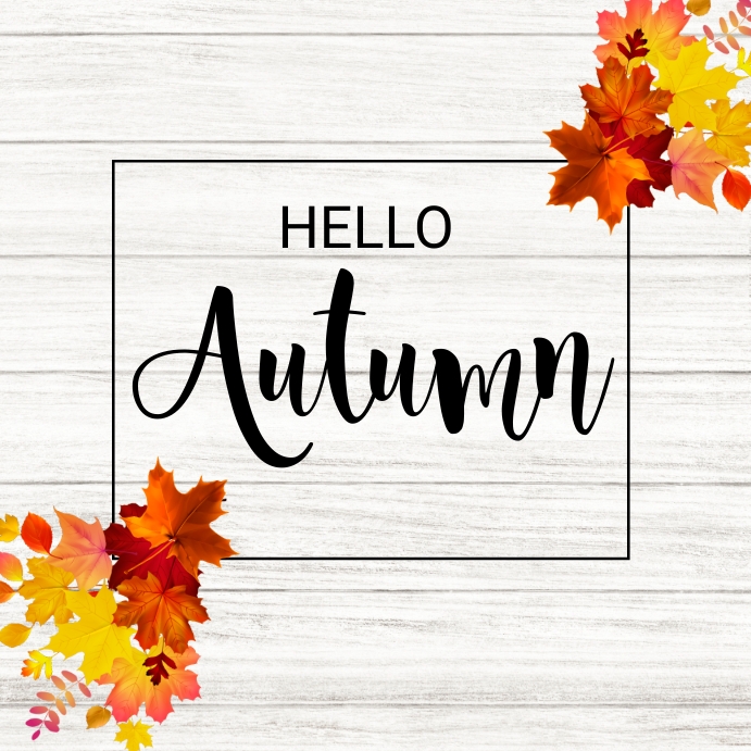 autumn greeting template | PosterMyWall