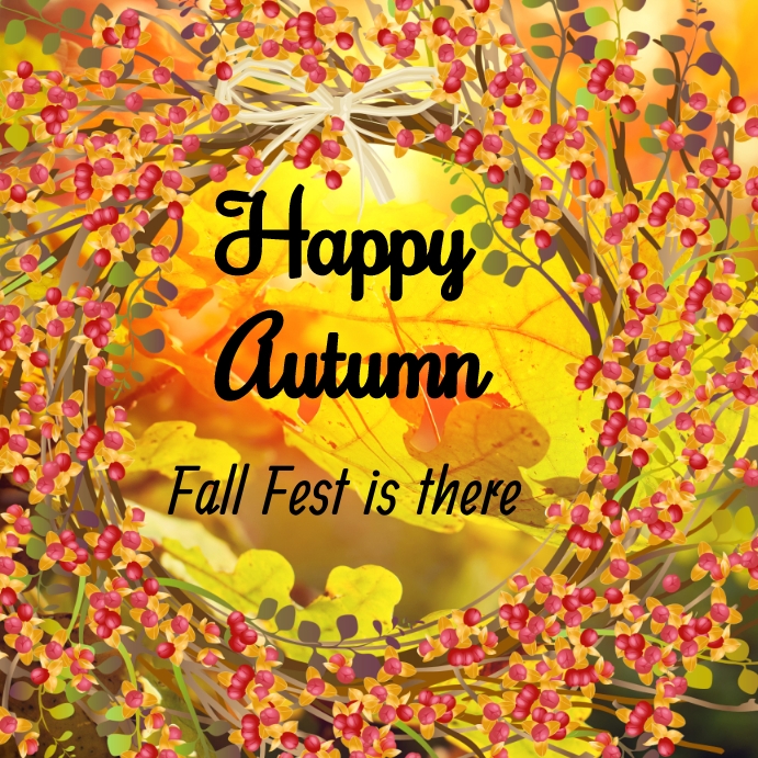 Autumn Instagram post Template | PosterMyWall