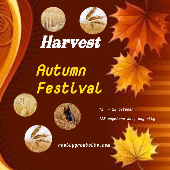 autumn instagram post Template | PosterMyWall