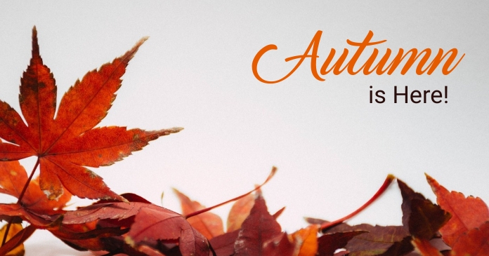autumn is here post Template | PosterMyWall