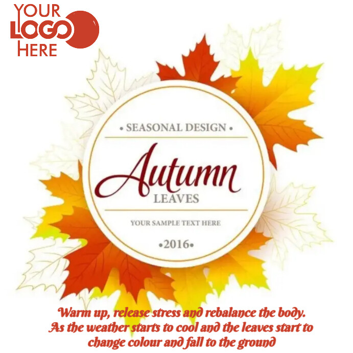 autumn leaves Template | PosterMyWall