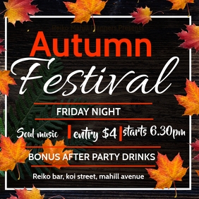 Fall Festival Instagram Post Template | PosterMyWall