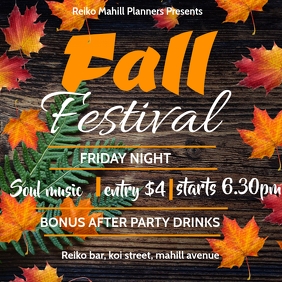 Fall Festival Instagram Post Template | PosterMyWall