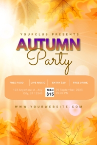 Autumn Party Template | PosterMyWall